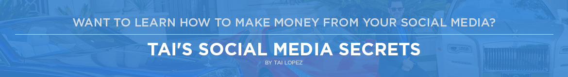 Tai Lopez Official Site | How To Live The Good Life
